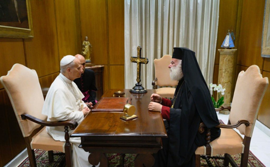 Pope and Patriarch Theodoros II and Pope Leo XIV Unite Voices for the ...